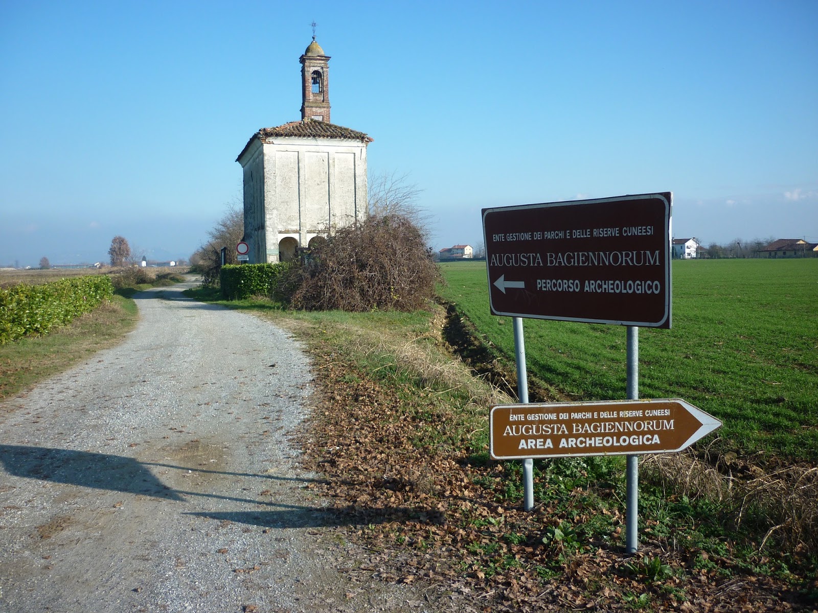 Elio Varutti: Il sito archeologico di Bene Vagienna, Cuneo