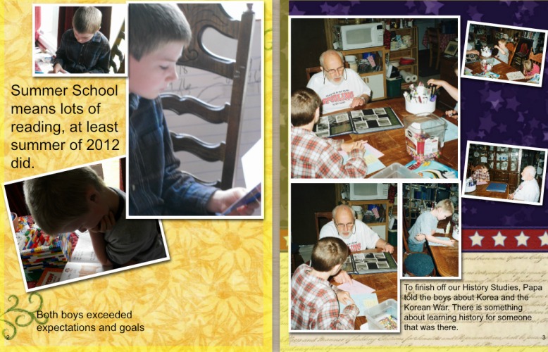 Unionvale Homeschool: Picaboo Yearbooks, a fun project and memory