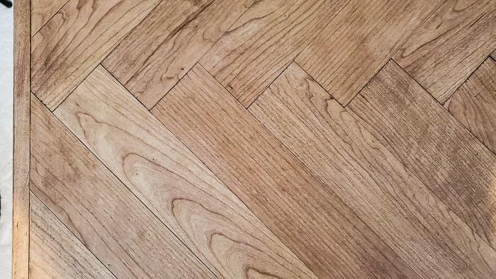 DIY Herringbone Coffee Table - DIY Beautify - Creating Beauty at Home