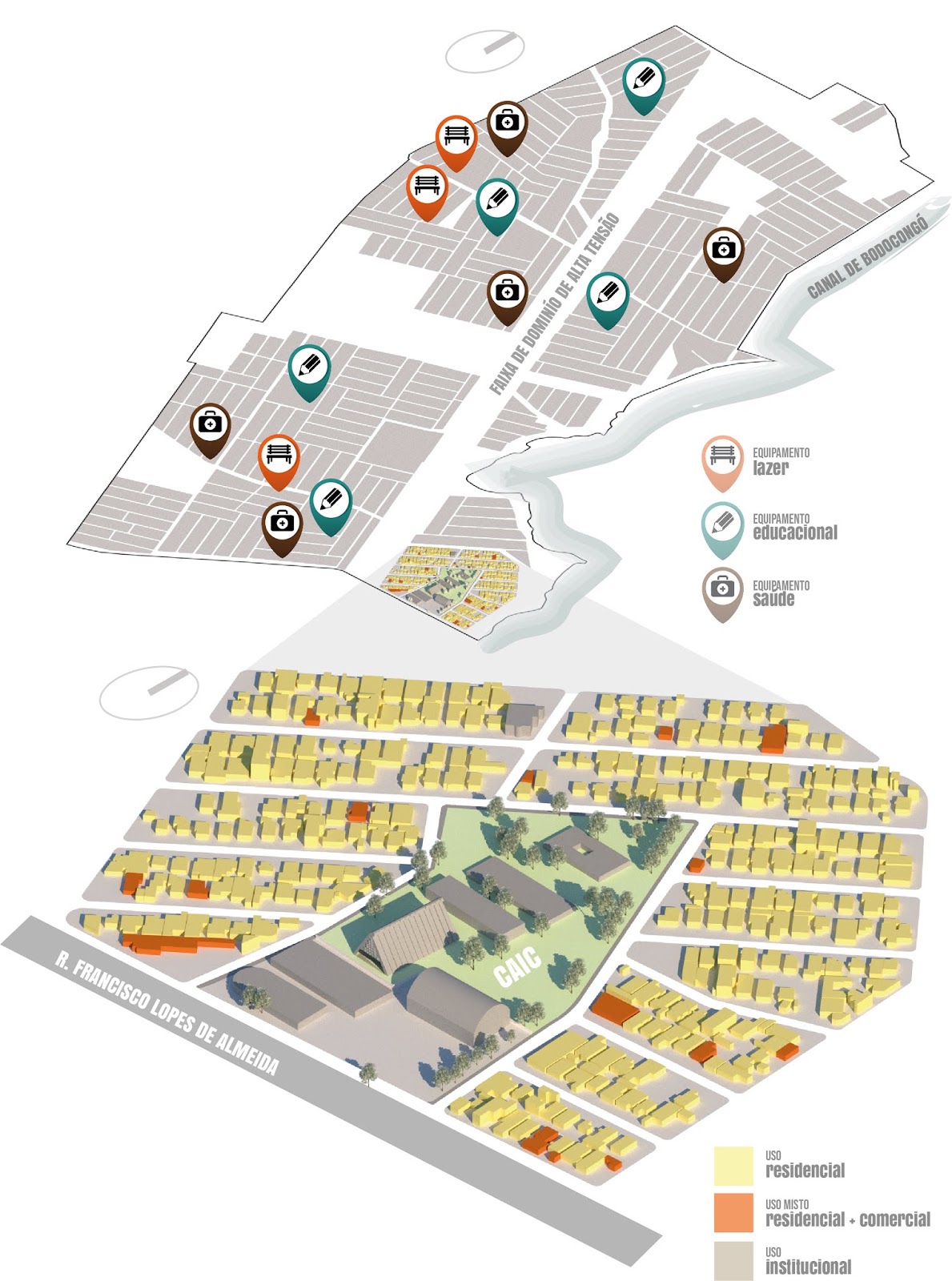 A obra do CAIC/ Centro de Atenção Integral à Criança José Joffily, em ...