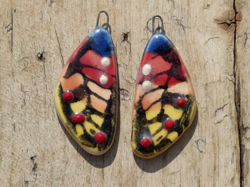 Beautiful Ceramic Charms, Buttons, Connectors and Pendants by Lindsay ...