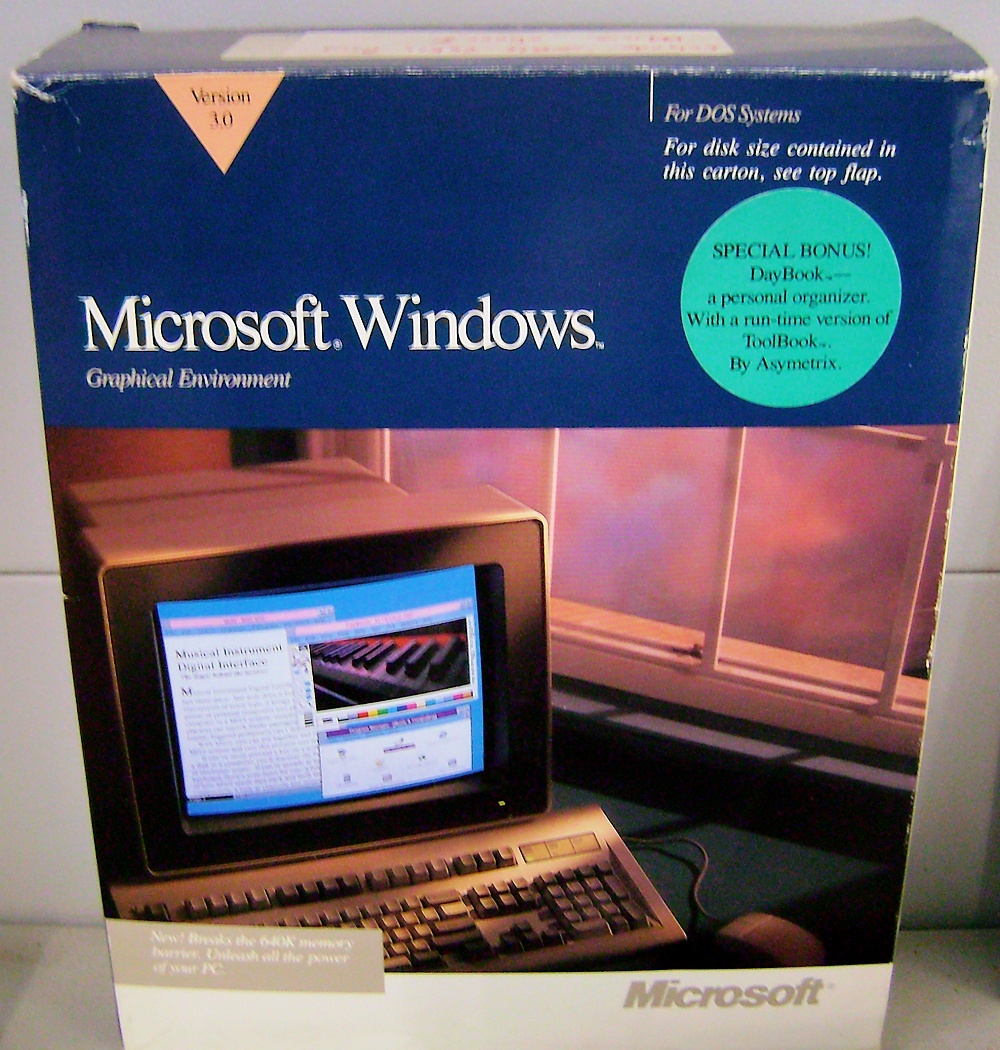 Retromobe - retro mobile phones and other gadgets: Windows 3.0 (1990)