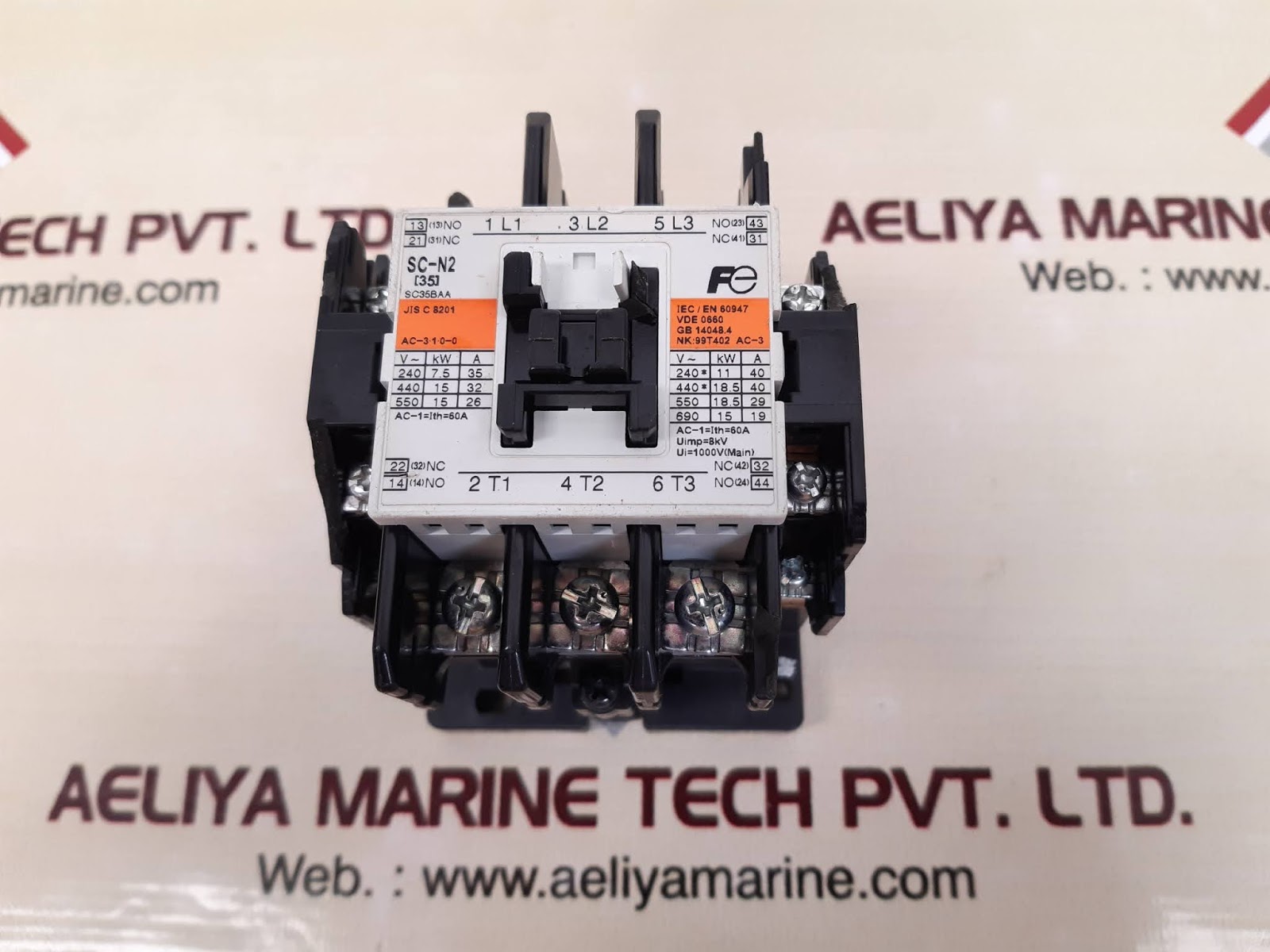 FUJI ELECTRIC 3NC1Q THERMAL OVERLOAD RELAY SC35BAA - Aeliya Marine
