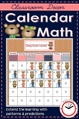 It's About Time, Teachers!: CORAL & NAVY CLASSROOM DECOR