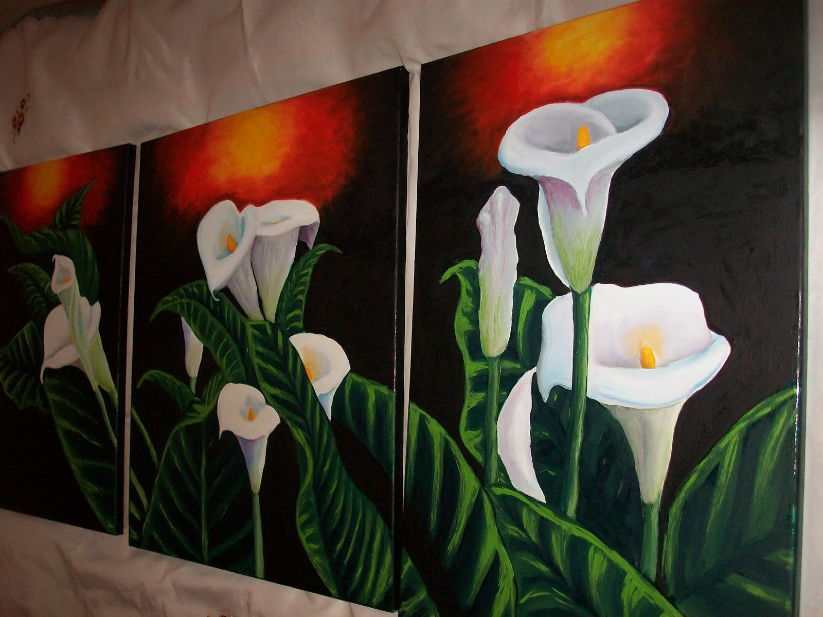 Pintura de calas - Imagui