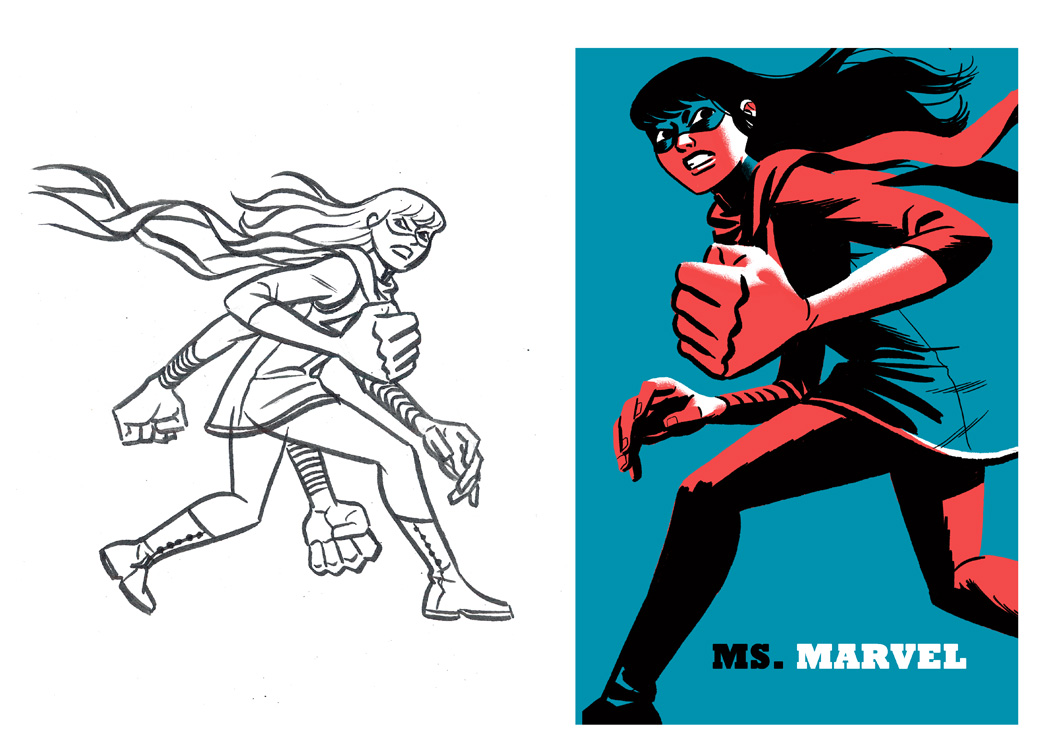 Michael Cho's sketchbook: Marvel Variant Covers - Batch 3