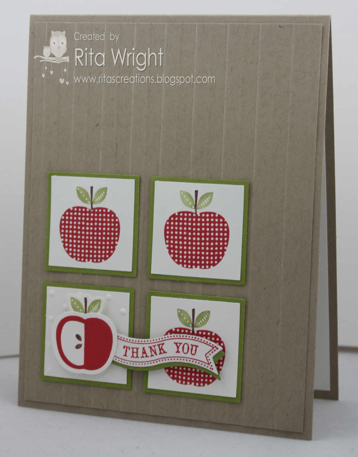 Rita's Creations: Sweet Apple Thank You