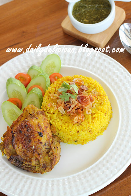 dailydelicious thai: Happy Cooking with LG SolarDom: ข้าวหมกไก่ ...