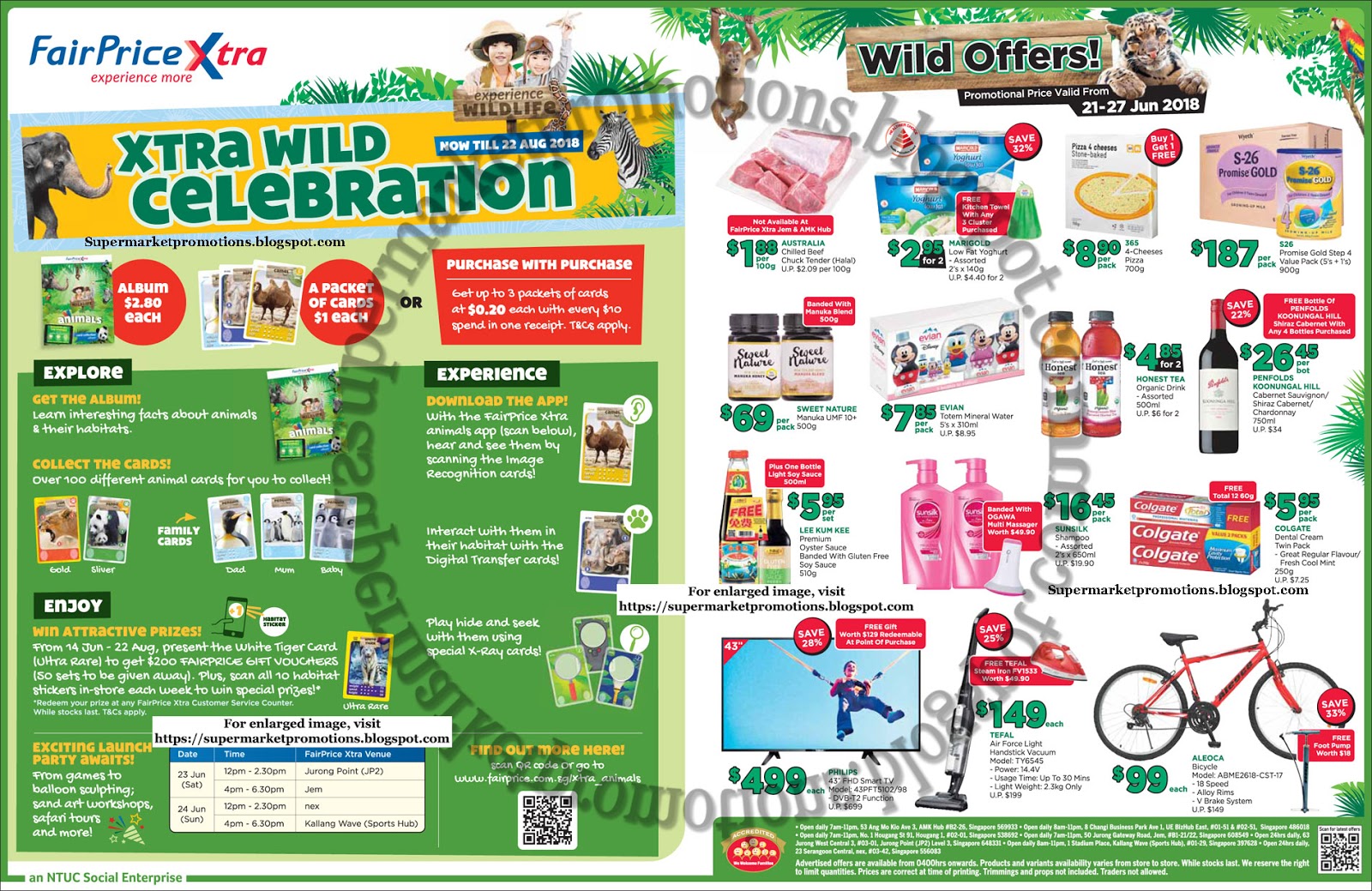 NTUC FairPrice Xtra Anniversary Wild Offers 21 -27 June 2018 ...