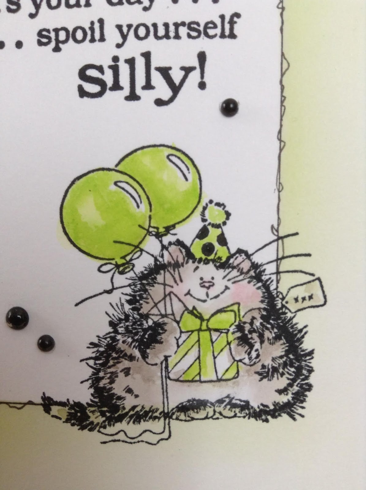 PaperArts Cafe: Silly Birthday Cat