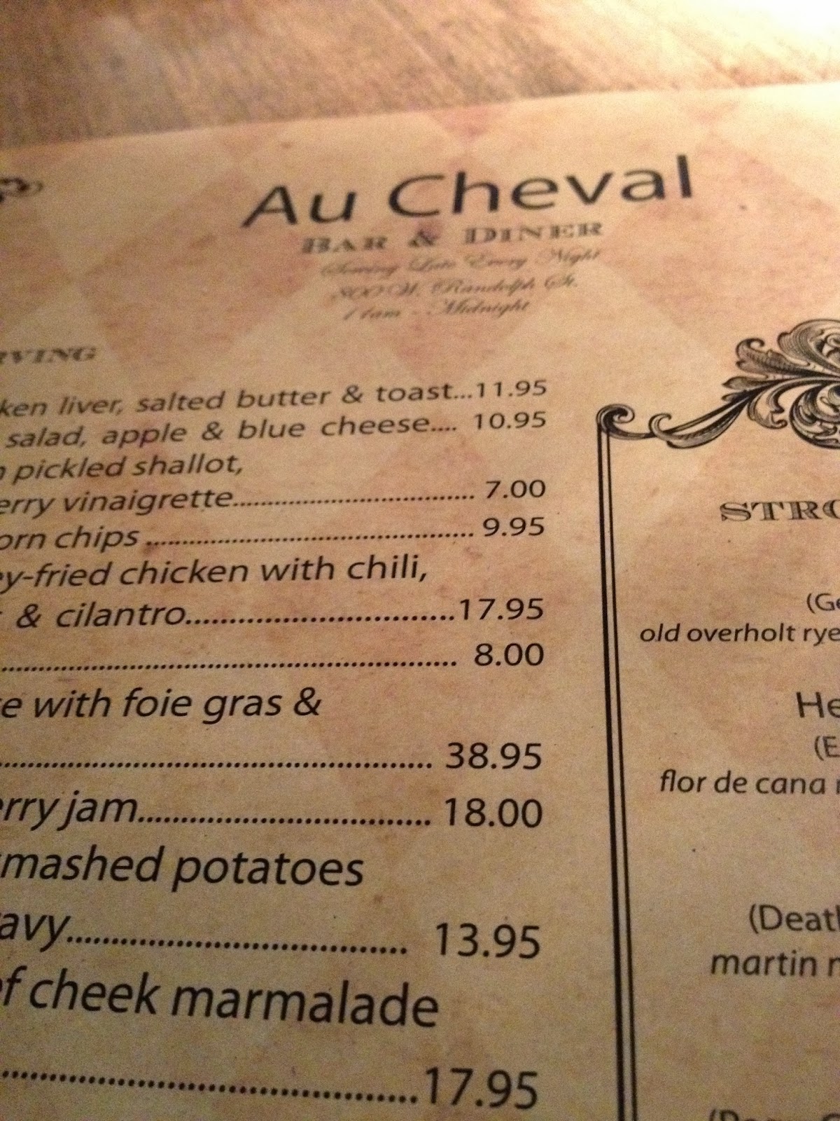 The Fledgling Foodie: Pictures from Au Cheval Diner