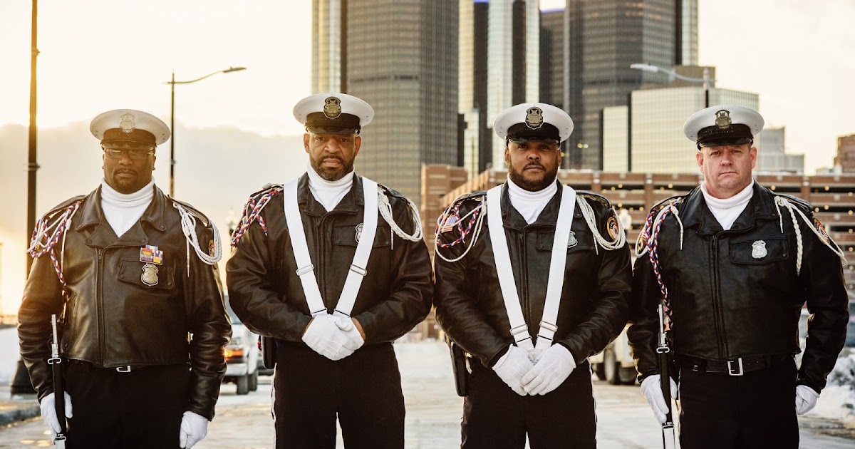 Andrew Potter Photo Blog: Detroit Police Department Color Guard