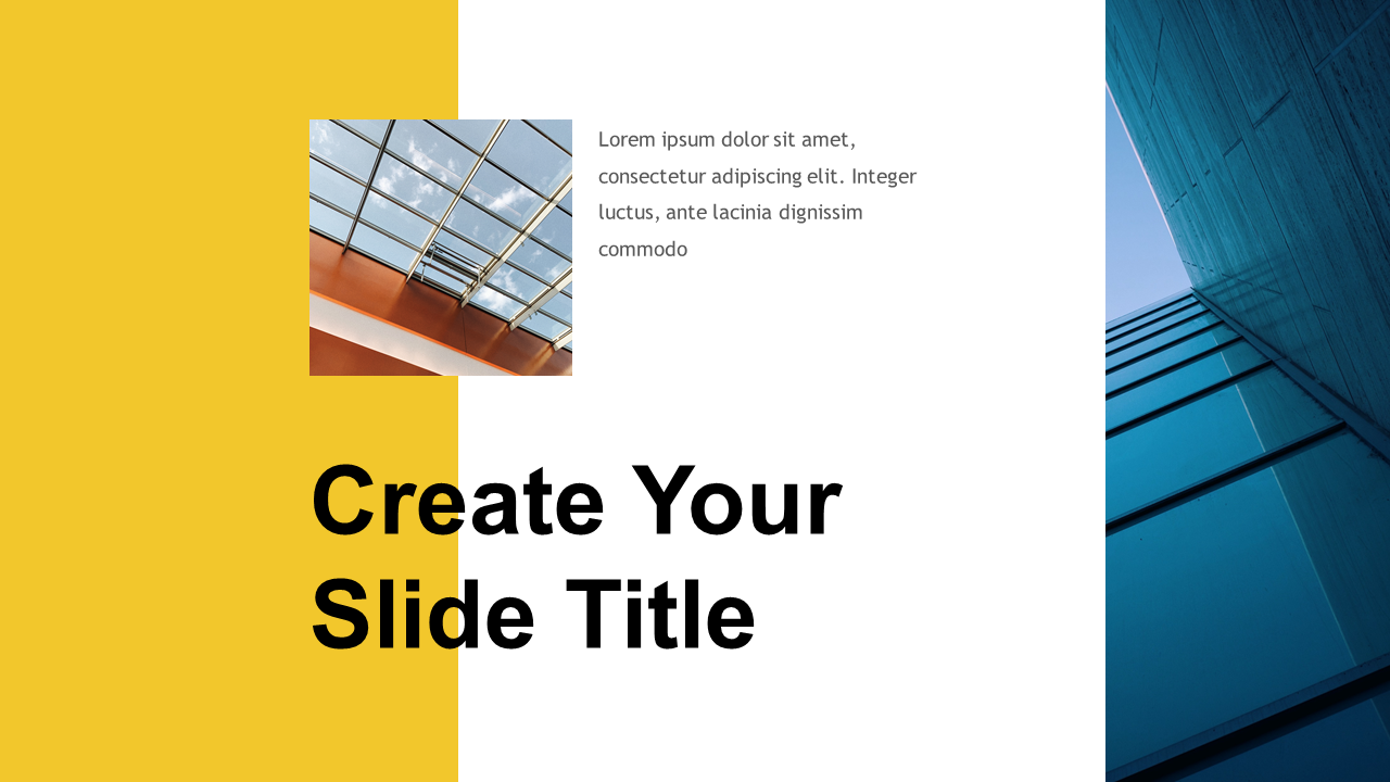 Modern Simple Yellow PowerPoint Templates - PowerPoint Free