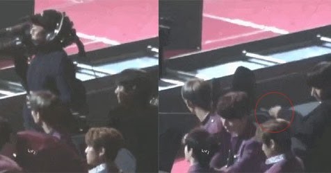 BTS Jungkook spotted helping camera directors off camera