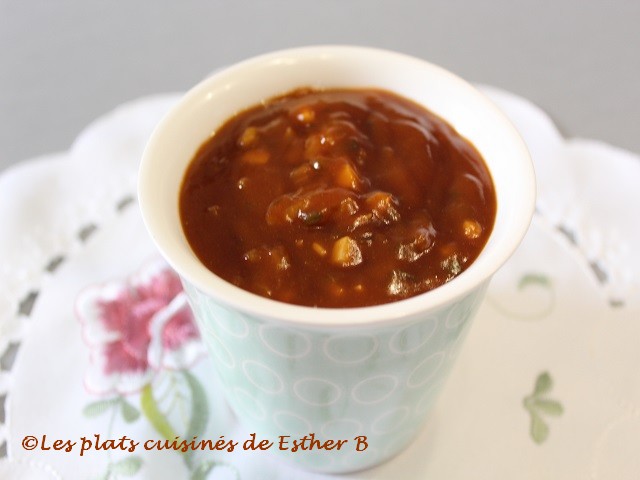 Les plats cuisinés de Esther B: Sauce du diable