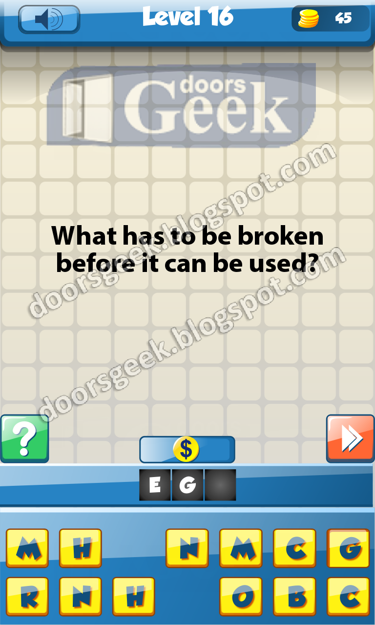 Little Riddles – Brain Teaser Level 16 ~ Doors Geek