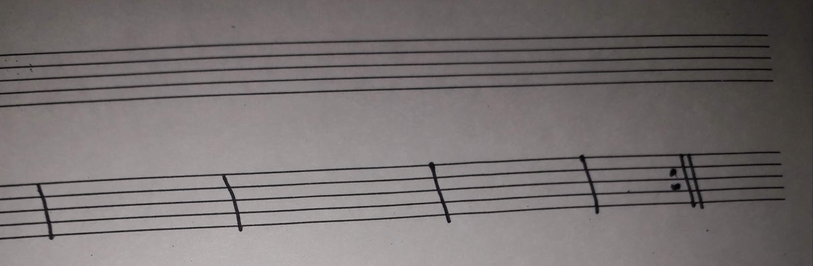 Dotted Half Note or Dotted Minim Ties and Repeat Signs