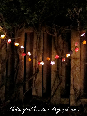 DIY Flower String Lights - Parties for Pennies