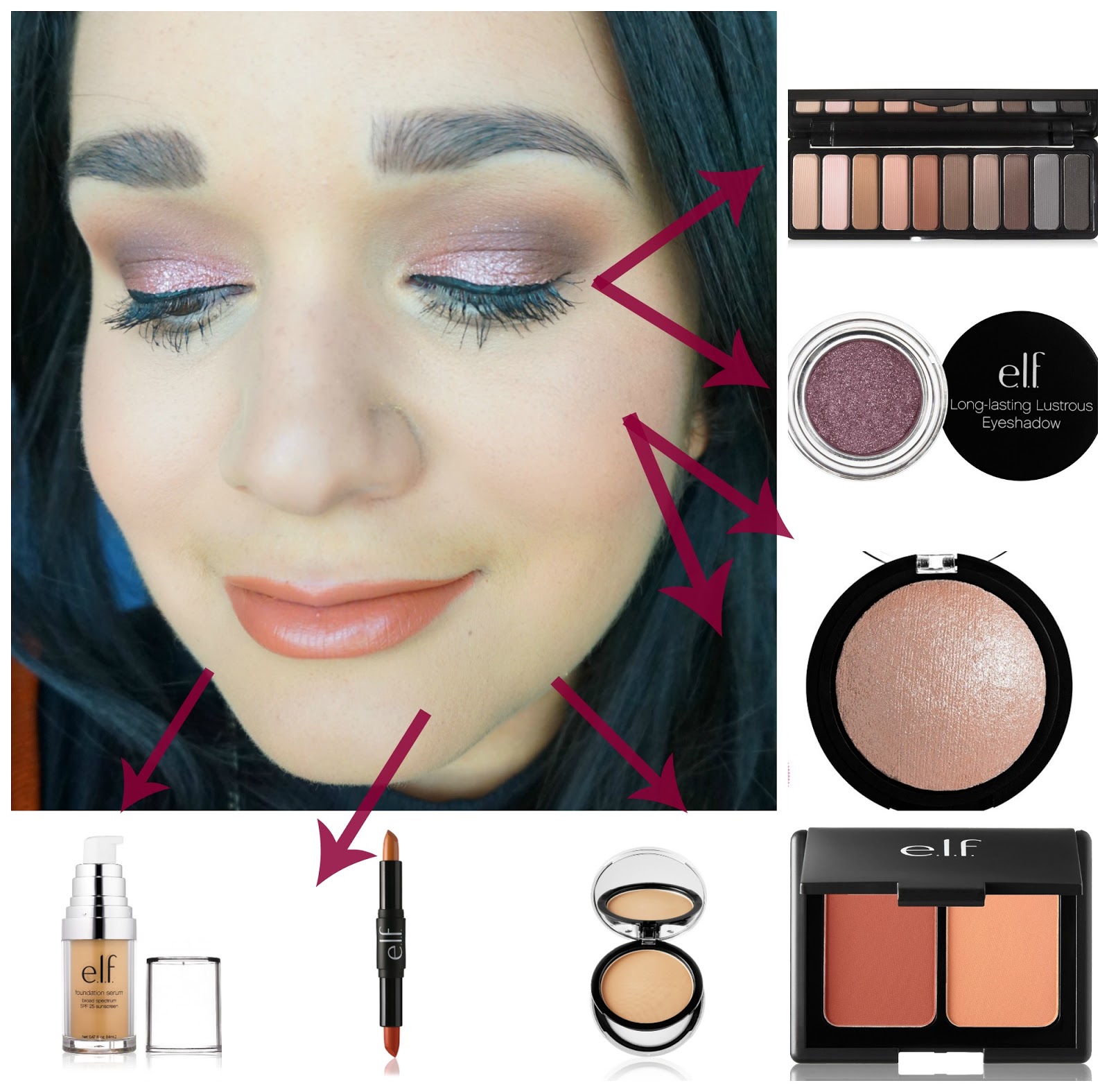 Makeup, Fashion & Royalty: One Brand Look: E.L.F Cosmetics!