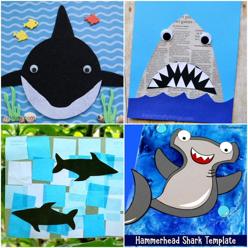 20 Fierce & Adorable Shark Crafts Kids Will Love to Make & Play With