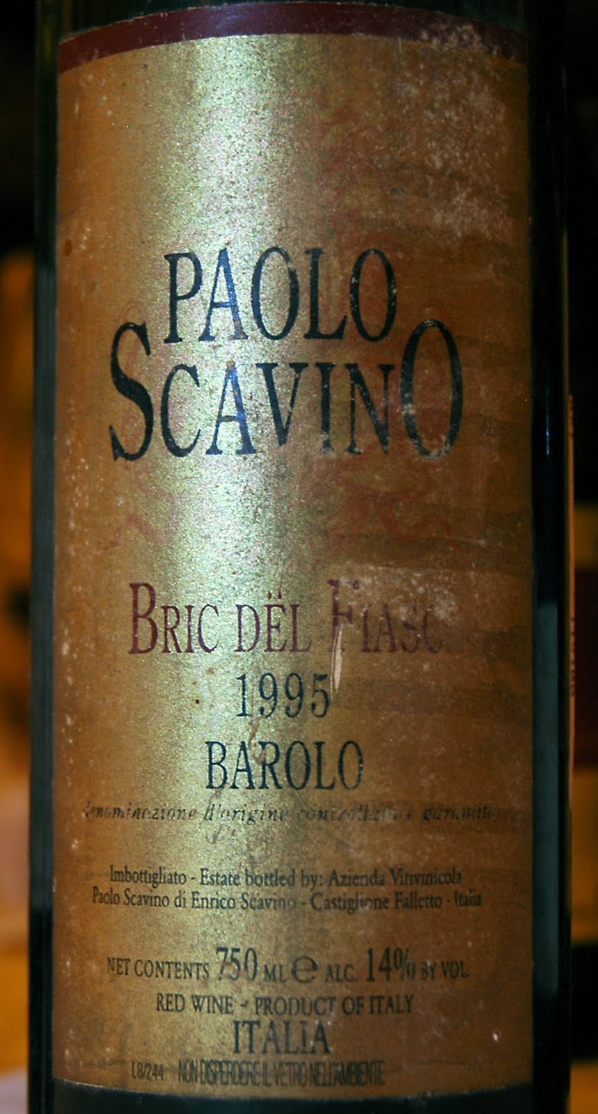 The V.I.P. Table: 1995: Barolo Retrospective