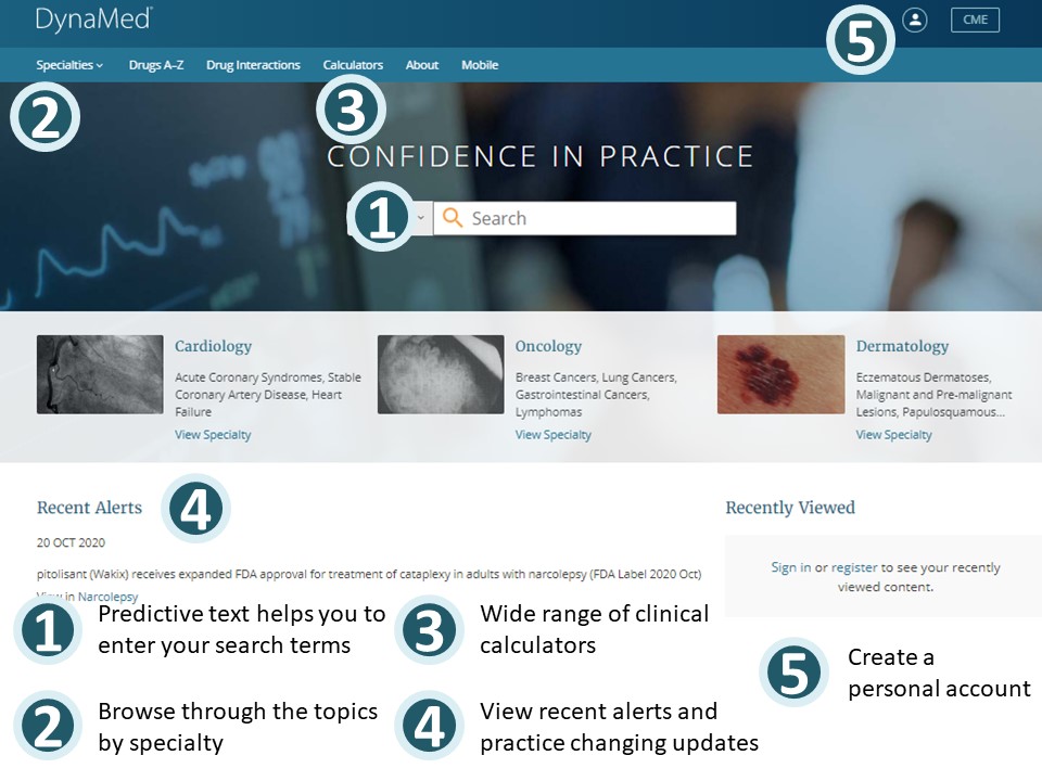 Dynamed - the clinical decision support tool for UHNM staff