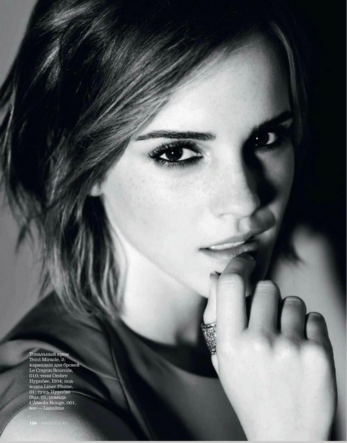 Emma Watson Updates Emma Watson In Elle Russia March