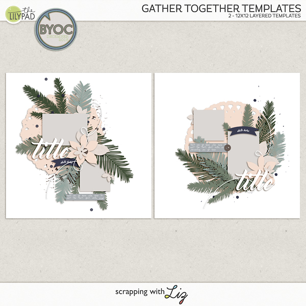 December BYOC: Snowflakes, Leaves, Gather Templates and December Cut ...