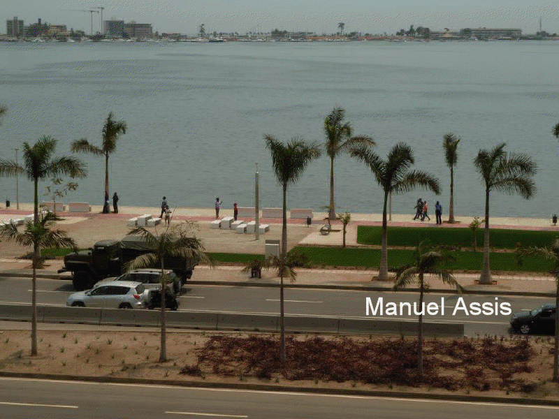 Tempo caminhado: Angola - Nova marginal de Luanda
