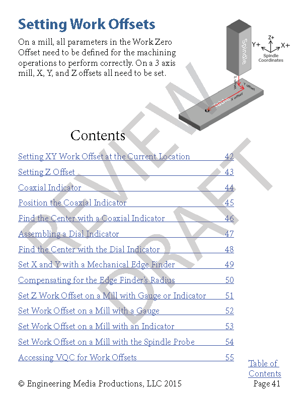 CNC Quick Guide for Haas Mills Review: Setting Work Offsets