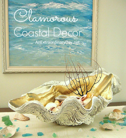 14 Giant Large Clam Shell Bowls Decor Ideas