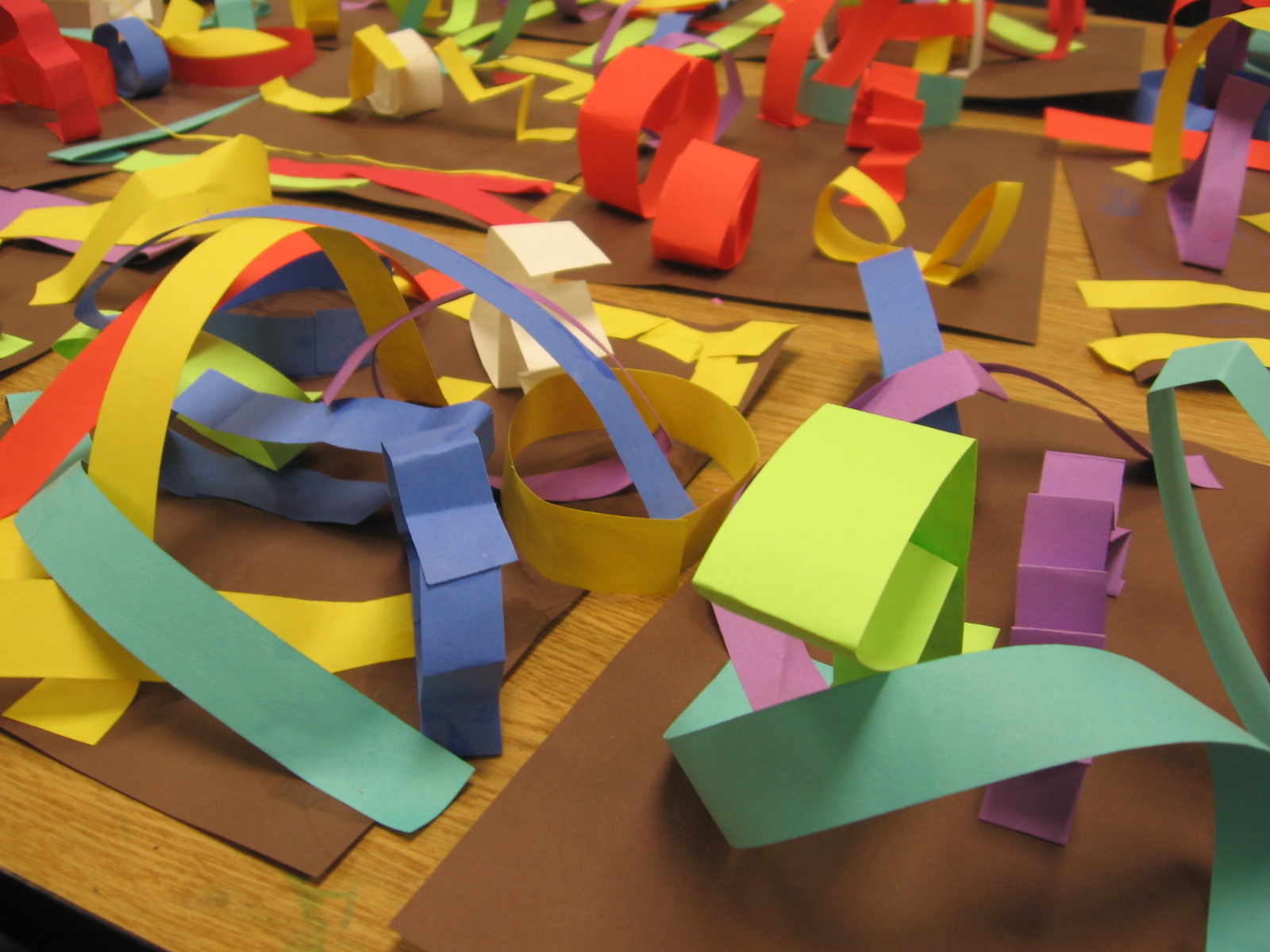 Art with Mrs. Kim : Kindergarten Paper Sculptures