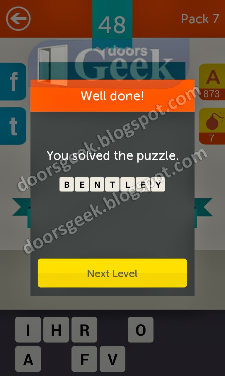 Mega Quiz [Pack 7] Level 48 ~ Doors Geek