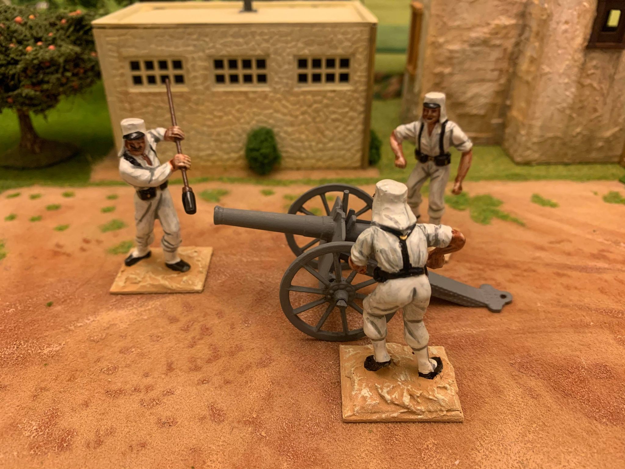 Wargaming with 54mm Toy Soldiers: FRENCH ARTILLERY c.1900