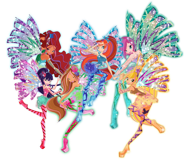 clube das winx blog: as transformações das winx