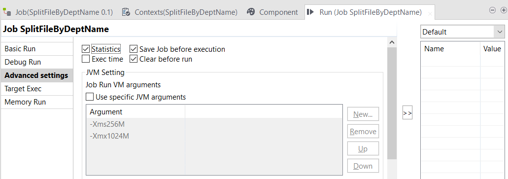Talend Learning: What is XMS and XMX parameter in Talend