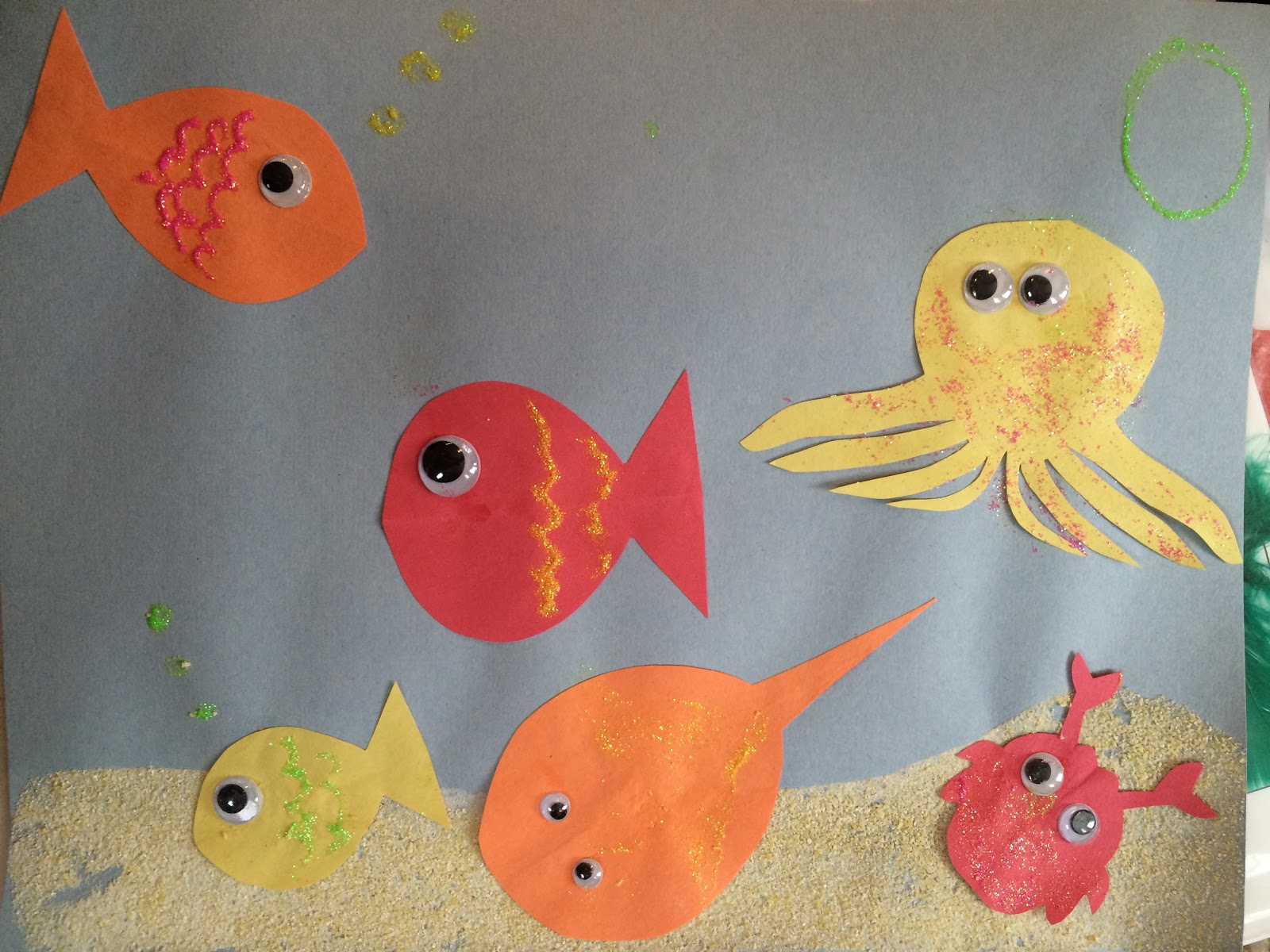 Letter O - Ocean: Crafts, Habitat Stickers, Ocean in a bottle, Ocean ...