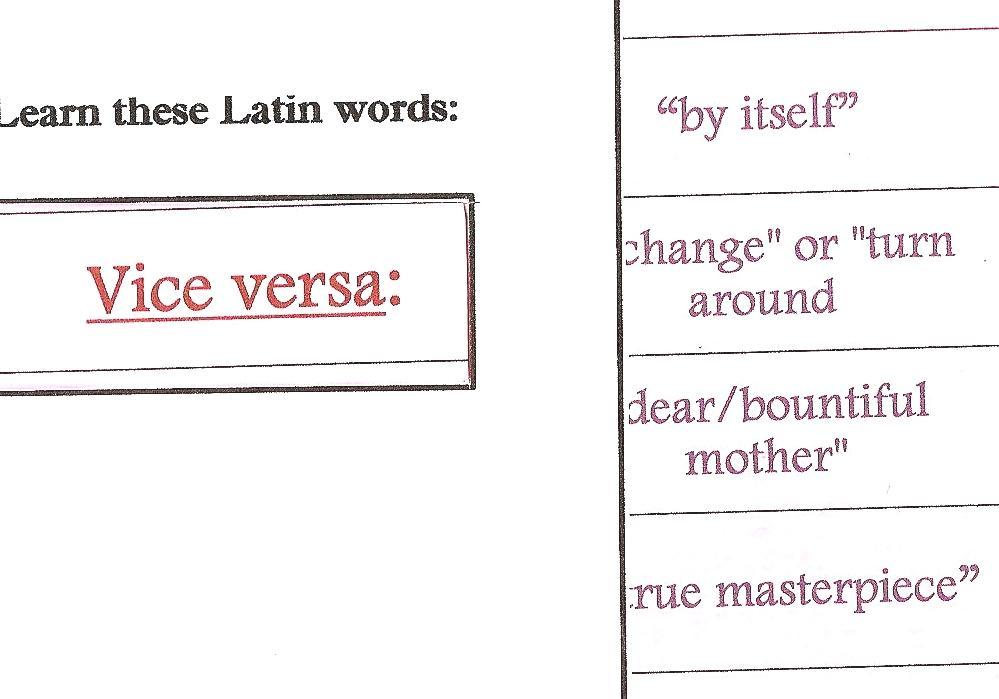 List Of Latin Phrases (I) - Latin Word For Easy