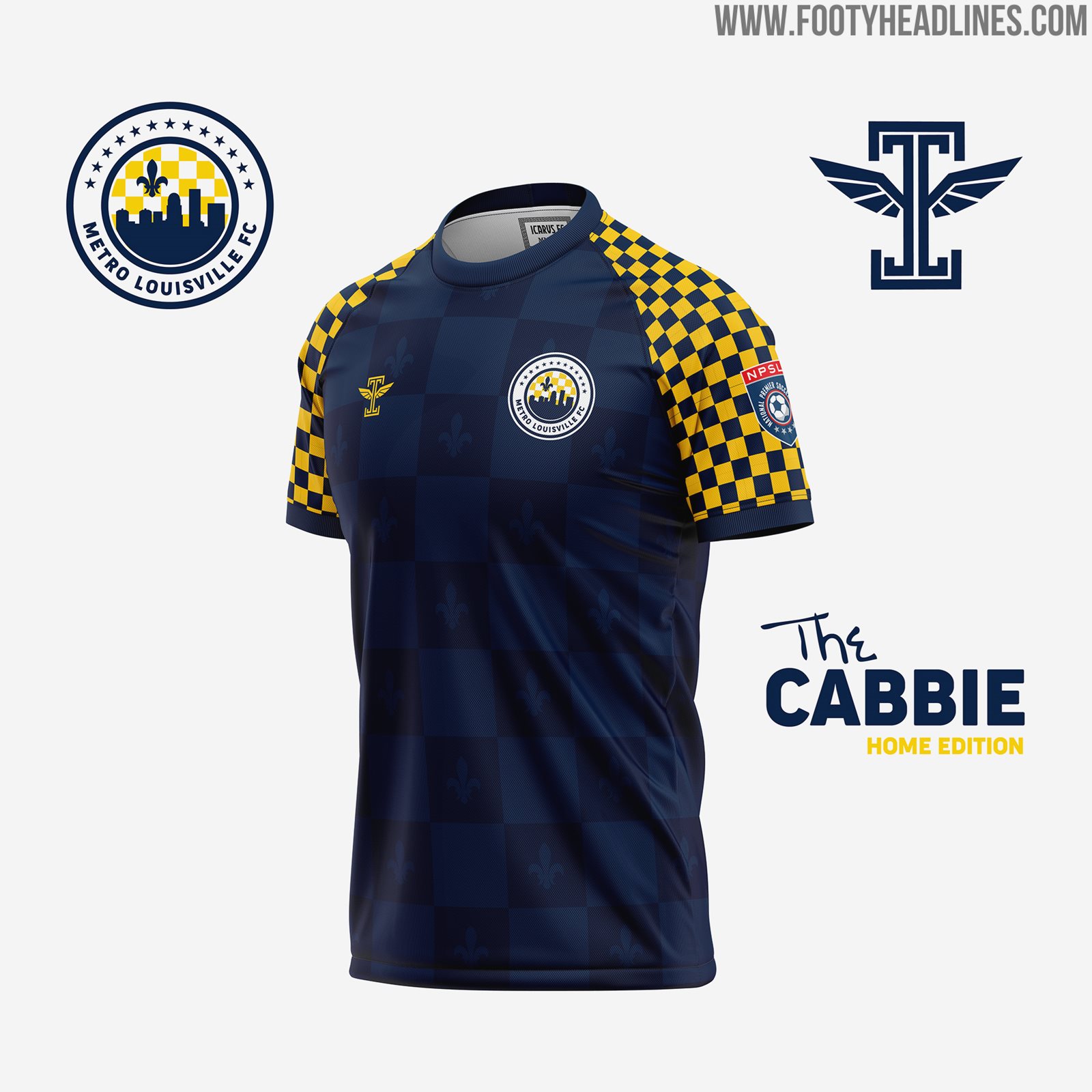 "Icarus FC" Metro Louisville FC 2020 Home & Away Kits Released - Footy ...