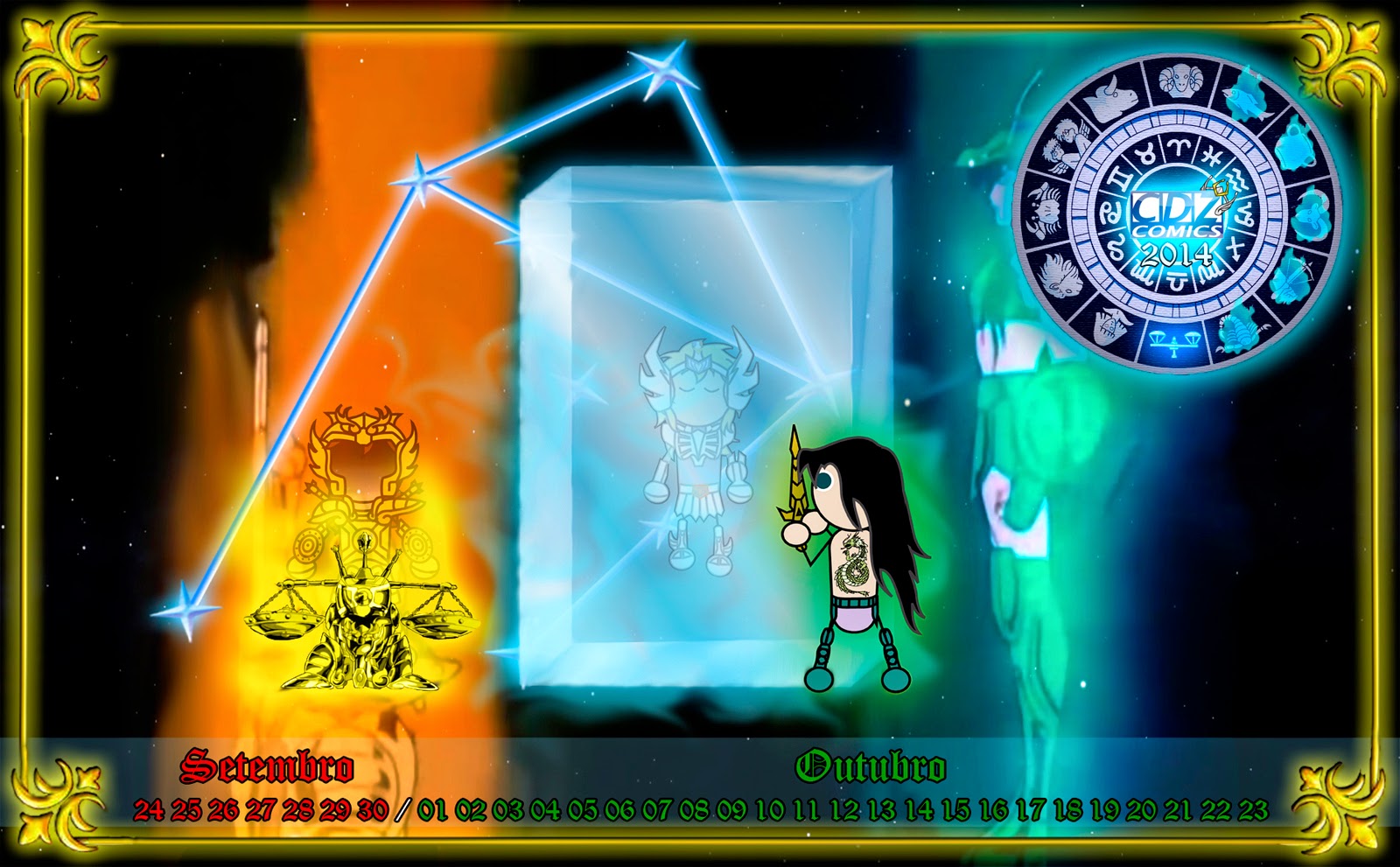 CDZ Comics: Coleção Wallpaper 2014 - Libra