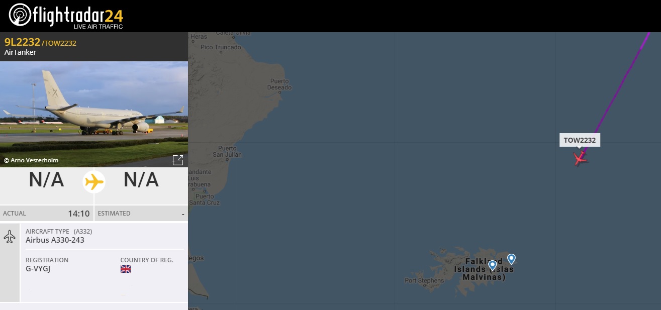 Roll Out - Aerospotter: 25Abr2020 Vuelo TOW2232