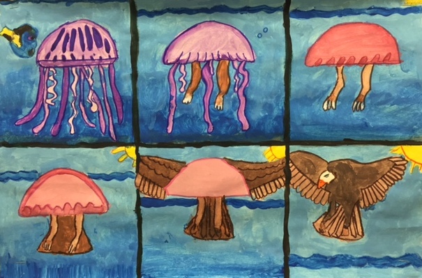 Mrs. Nhu's Oakdale Art Class: Imaginary Metamorphosis