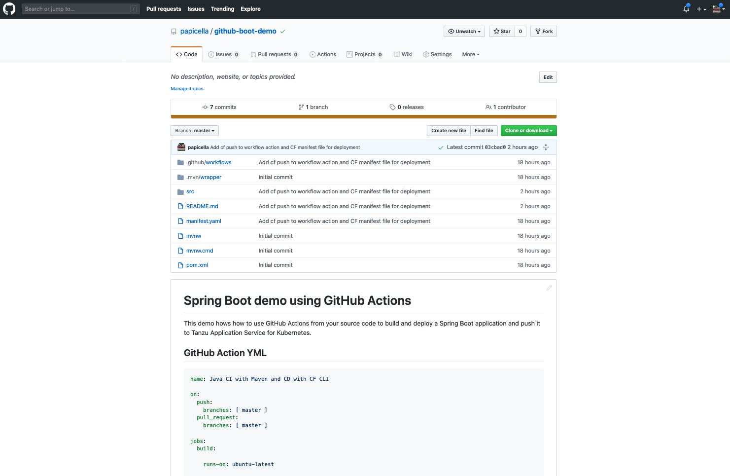 The Blas from Pas: GitHub Actions to deploy Spring Boot application to ...