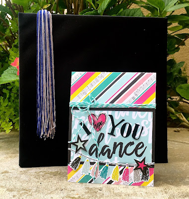 FotoBella: Simple Stories Dance Collection Graduation Card