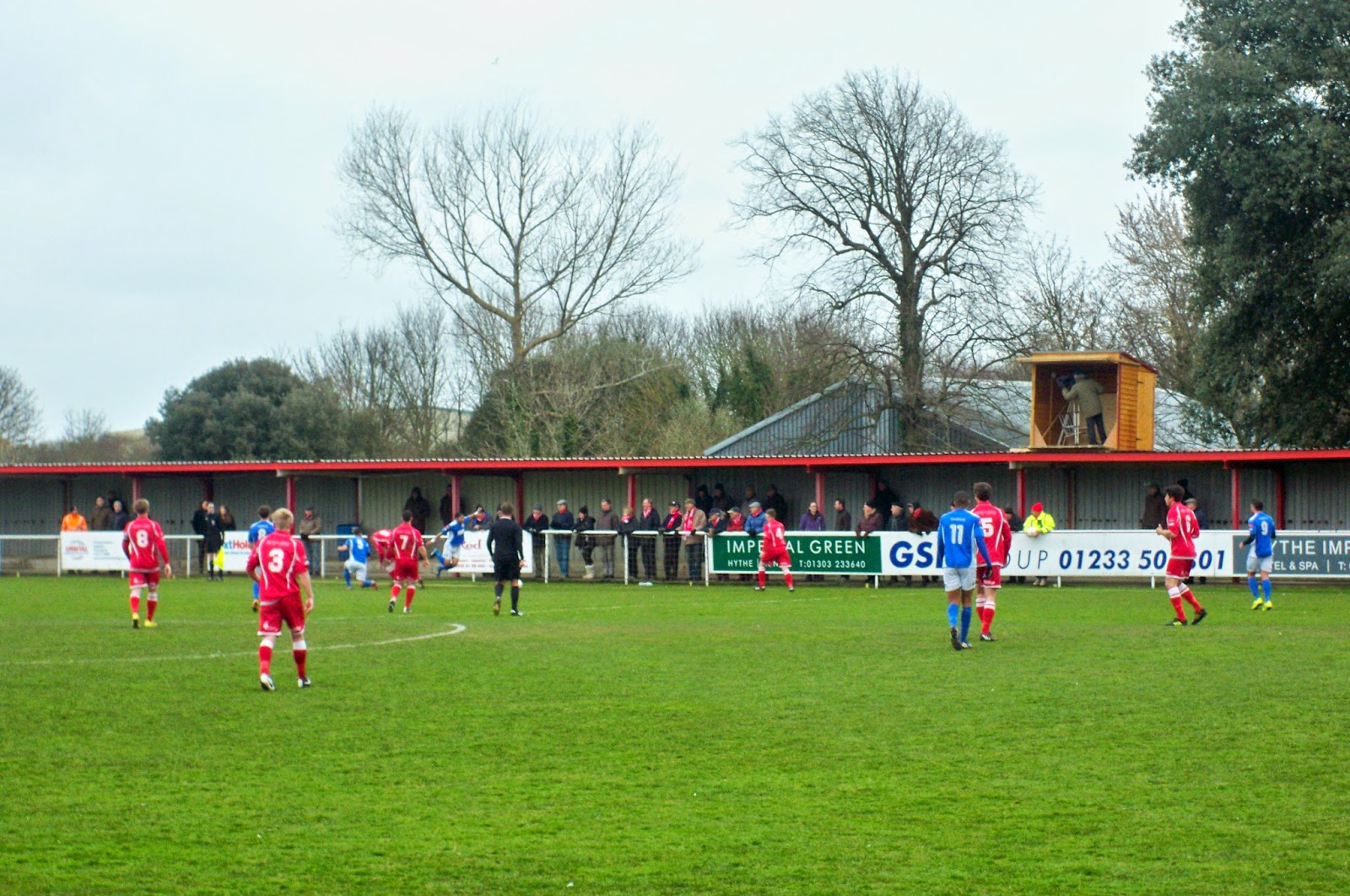 Football Grounds visited by Richard Bysouth: Hythe Town FC