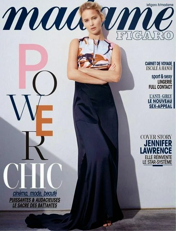 Jennifer Lawrence shows off elegant chic outfits for Madame Figaro's ...