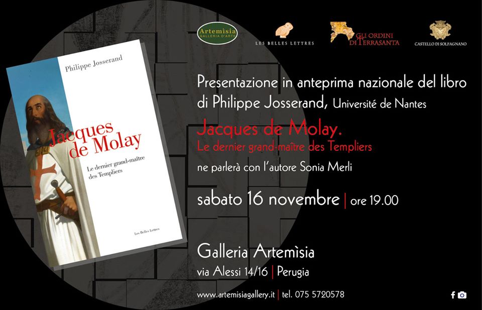 Italia Medievale: "Jaques de Molay" presentazione a Perugia