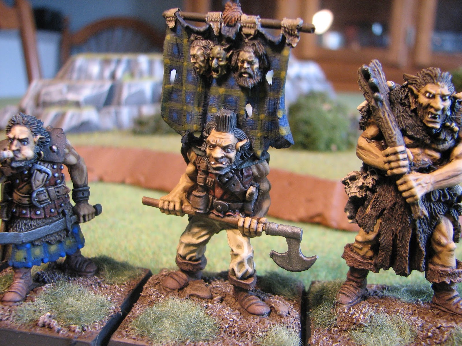 15mm Sci Fi Small Soldiers: Ral Partha Ogres, Bob Olley sculpts