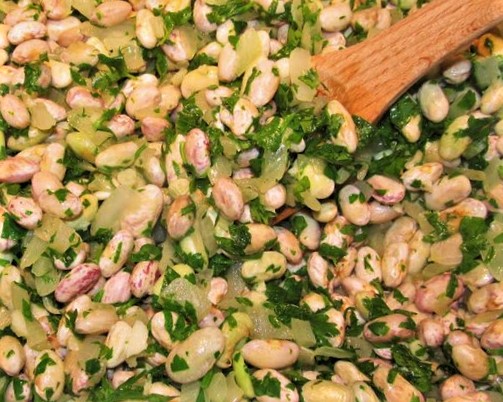 SWEET ALMOND TREE: BORLOTTI BEANS IN A MEDITERRANEAN BEAN STEW ...
