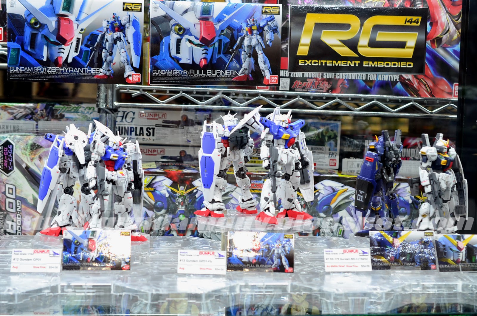 Hobbies Gundam: RG 1/144 RX-78 Gundam GP-01 FB Full Vernian - On ...